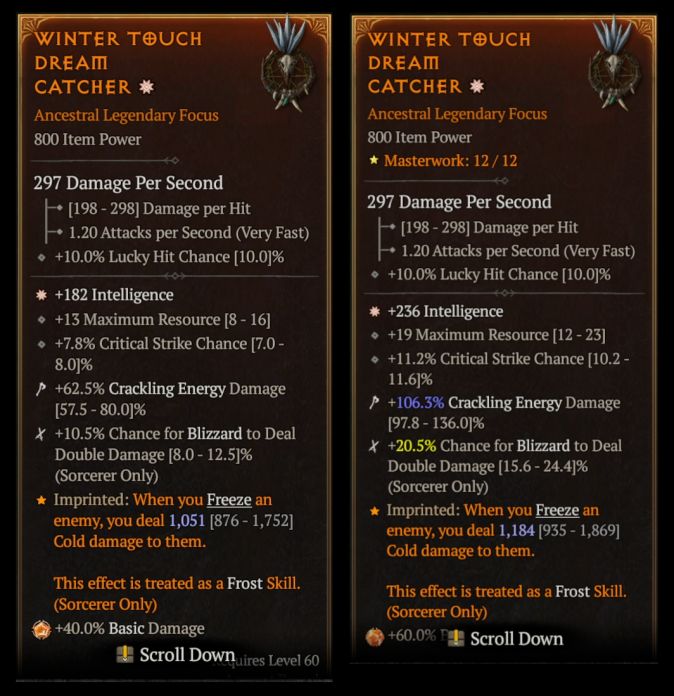 Masterworking Guide Season 11+ - Diablo 4 Season 4