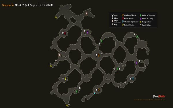 Gauntlet Maps - Diablo 4