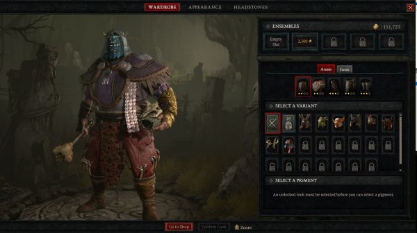 Wardrobe - Diablo 4