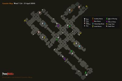 Gauntlet Maps - Diablo 4