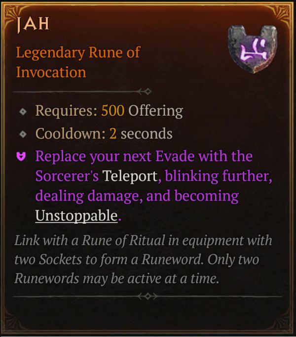 Runes and Runewords - Diablo 4
