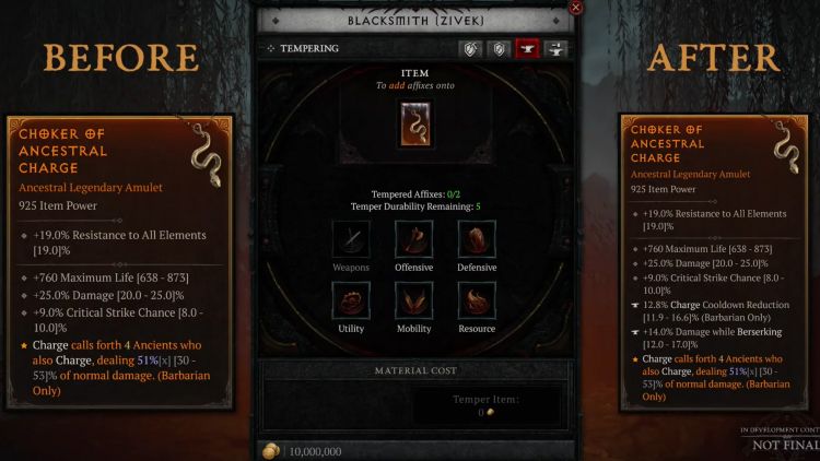 Tempering Guide (Season 11+) - Diablo 4