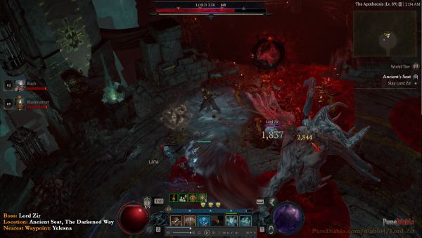 Diablo 4 Lord Zir - Uber and Tormented Lord Zir Guide
