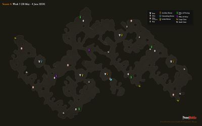 Gauntlet Maps - Diablo 4