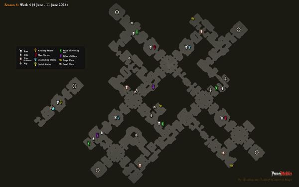 Gauntlet Maps - Diablo 4