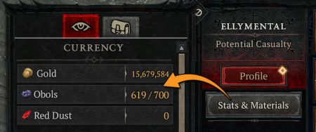 Purveyor of Curiosities and Murmuring Obols - Diablo 4