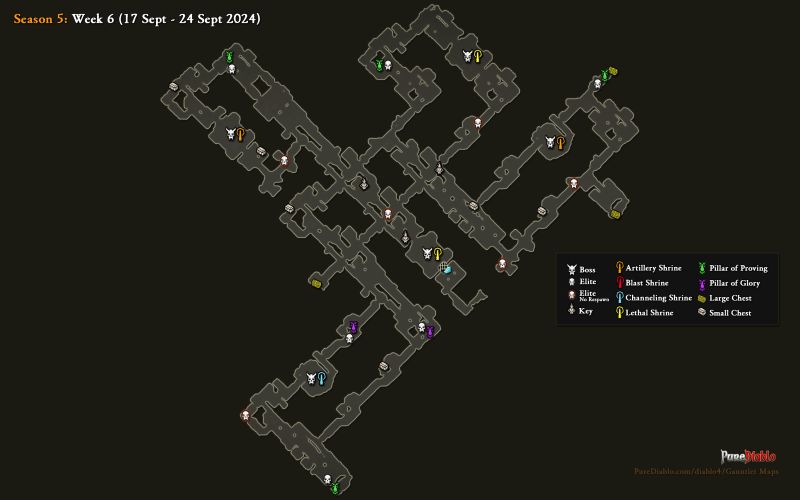 Gauntlet Maps - Diablo 4