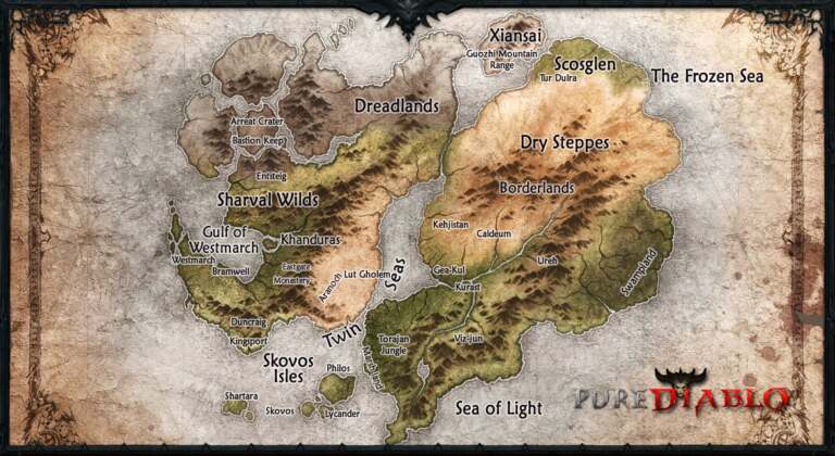 Diablo 4 Map In Detail
