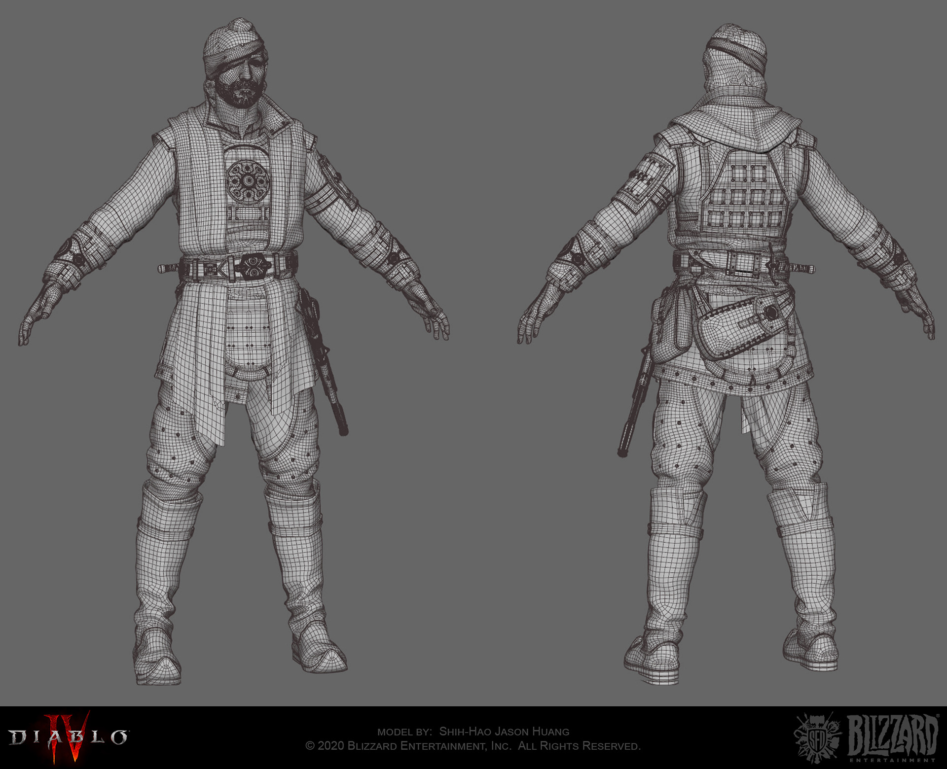 How they modelled Diablo 4's “By Three They Come” cinematic