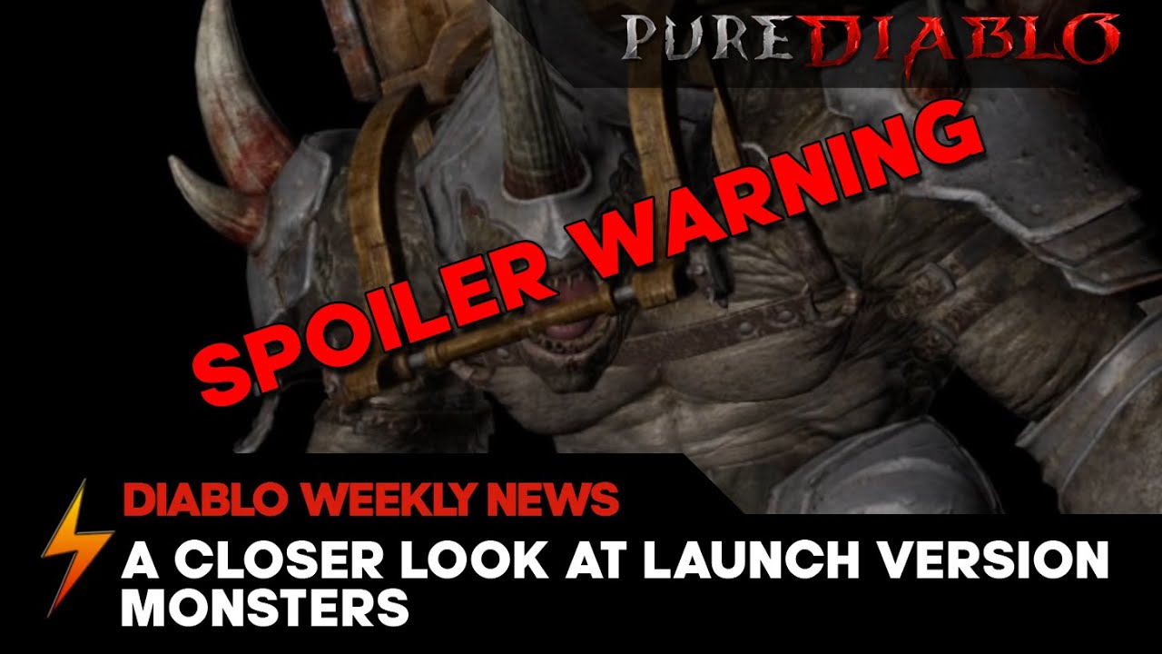 Diablo 2 Resurrected release version monster models - Spoiler warning