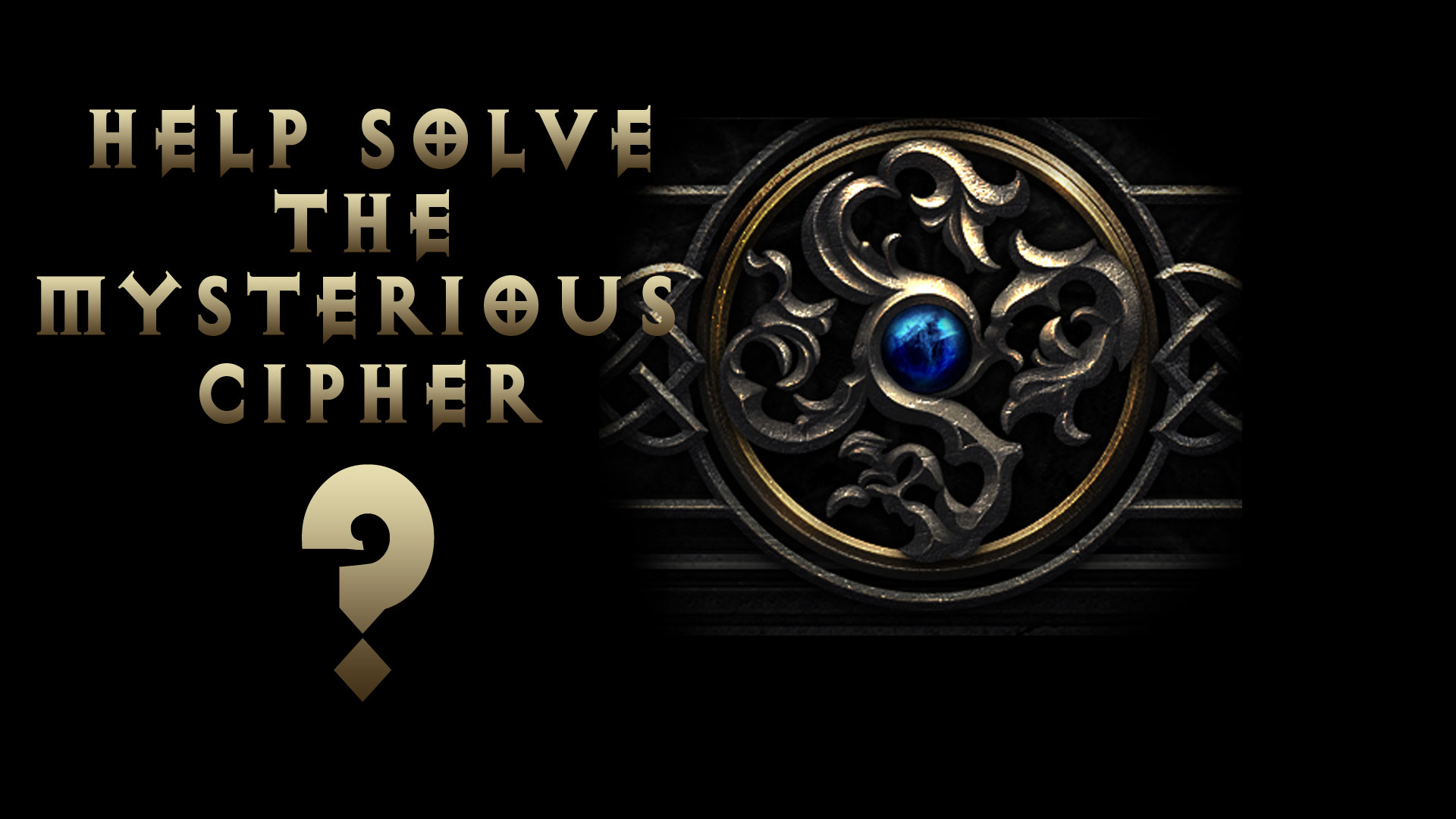 Help solve the Diablo 2 Resurrected Cipher - Updated