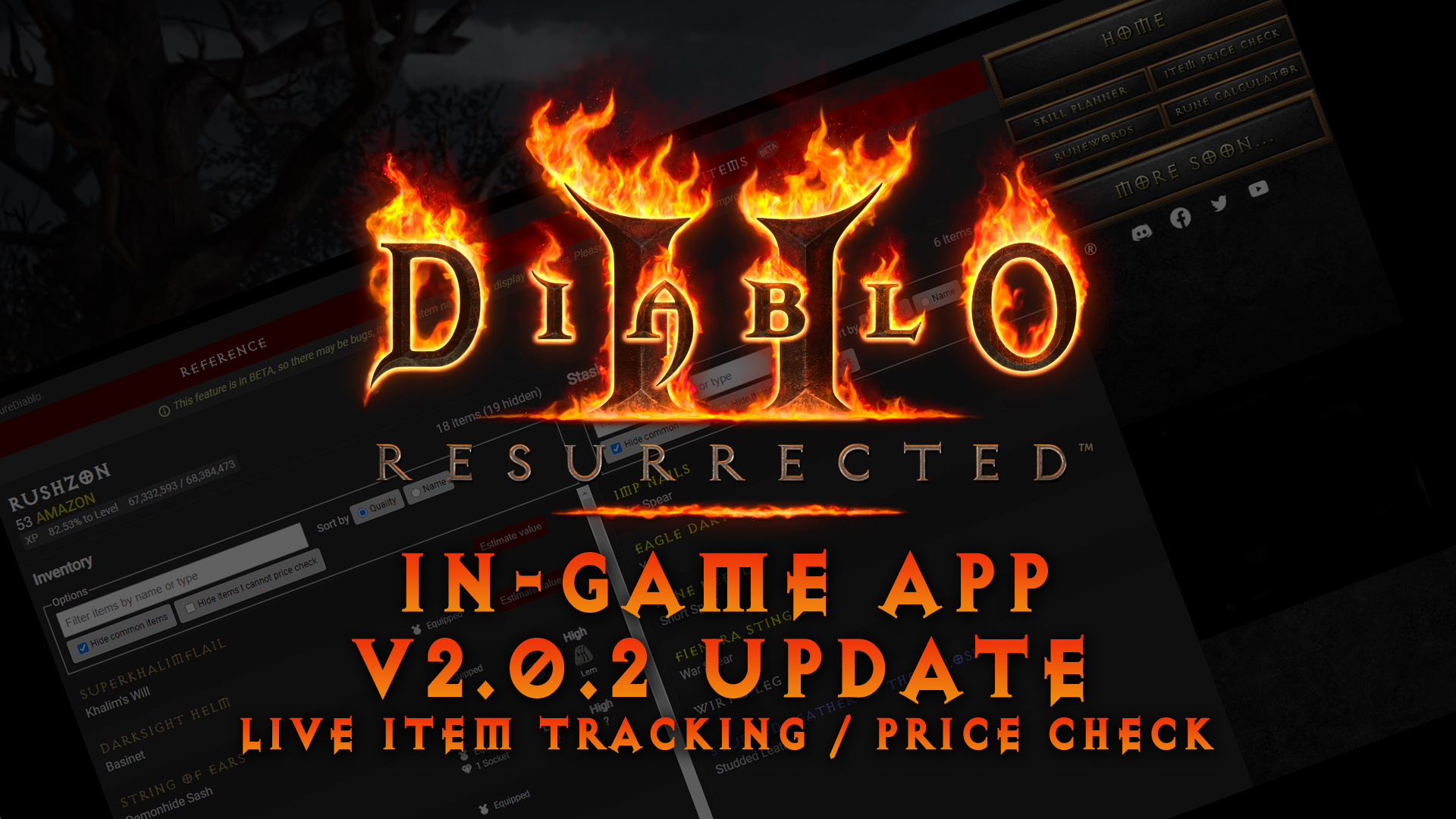 Diablo 2 Resurrected In-game App v2.0.2 - Track your Inventory / Price ...
