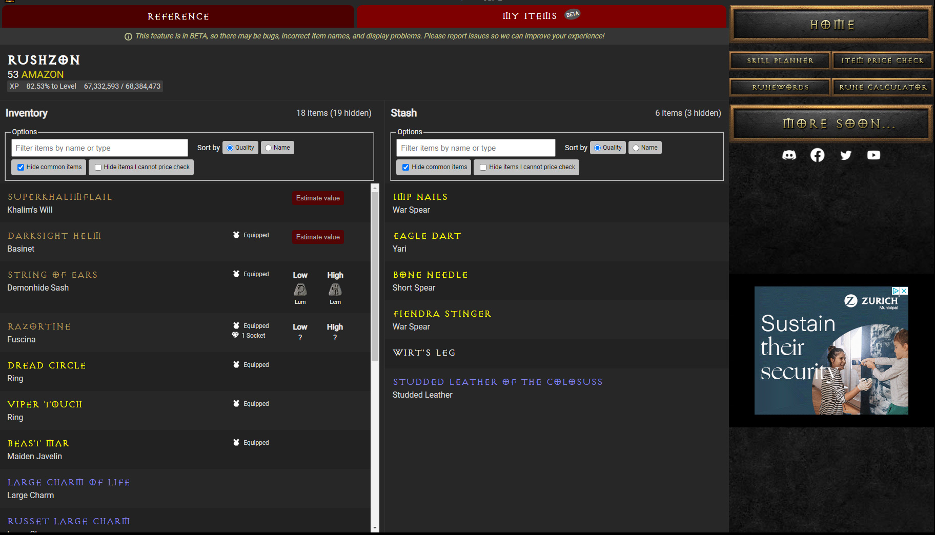 Diablo 2 Resurrected In-game App v2.0.2 - Track your Inventory / Price ...