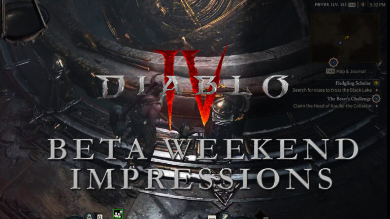 First Diablo 4 Beta Weekend Impressions