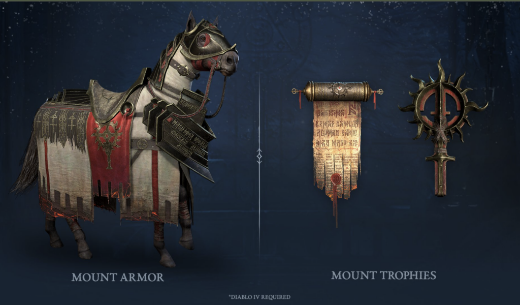 Free Dragoon's Path Mount Armor Cosmetics