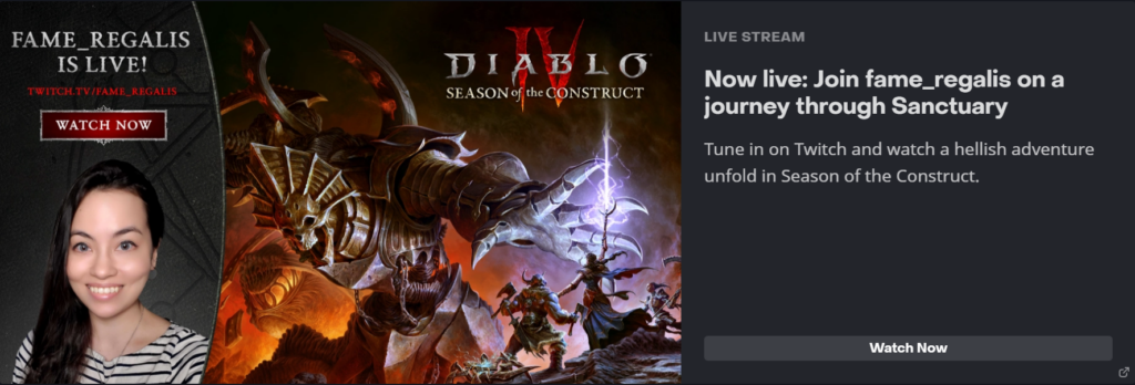 Diablo 4 Streamer Profile: Fame_Regalis