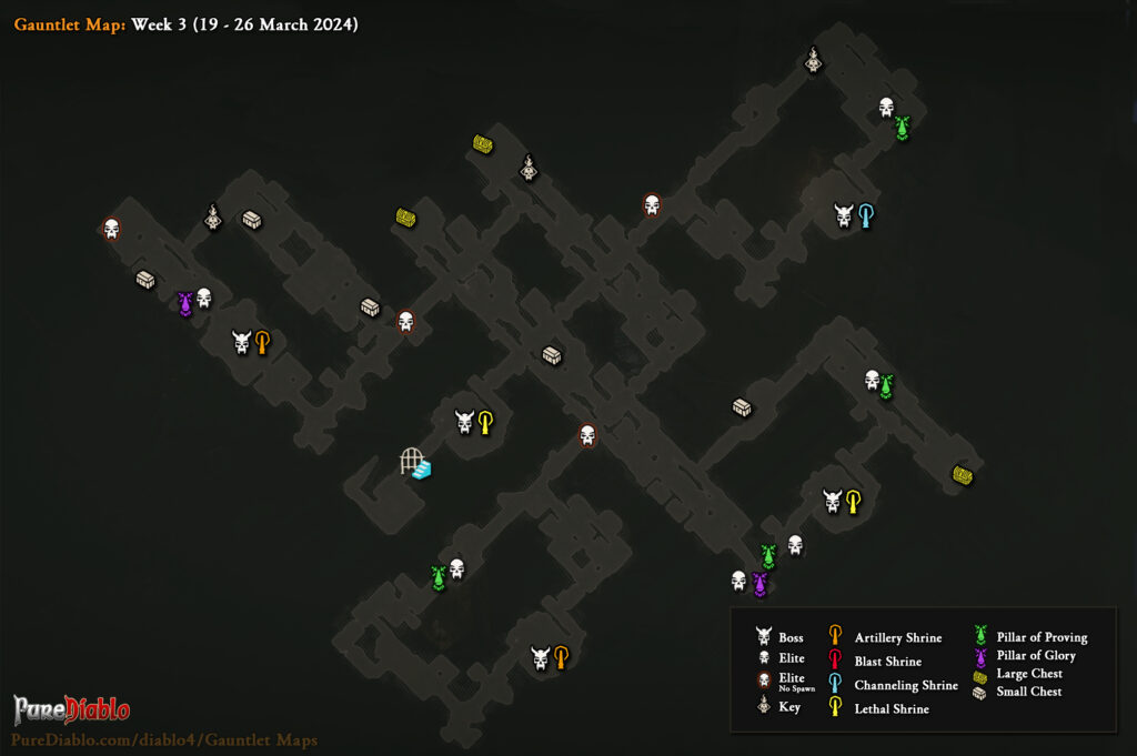 Gauntlet Map Week 3 - Plan Your Routes