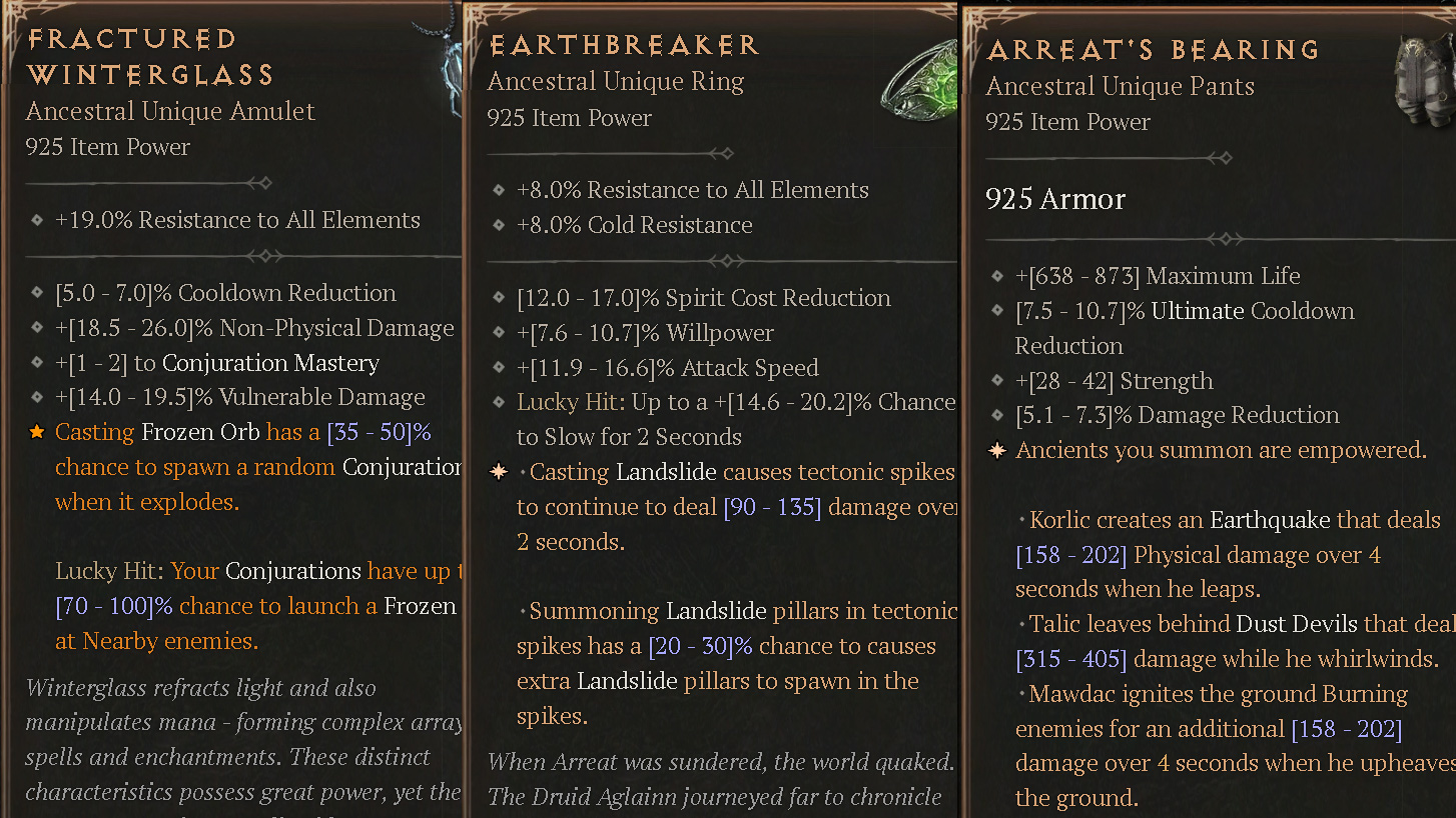 Season 4 unique drop tables