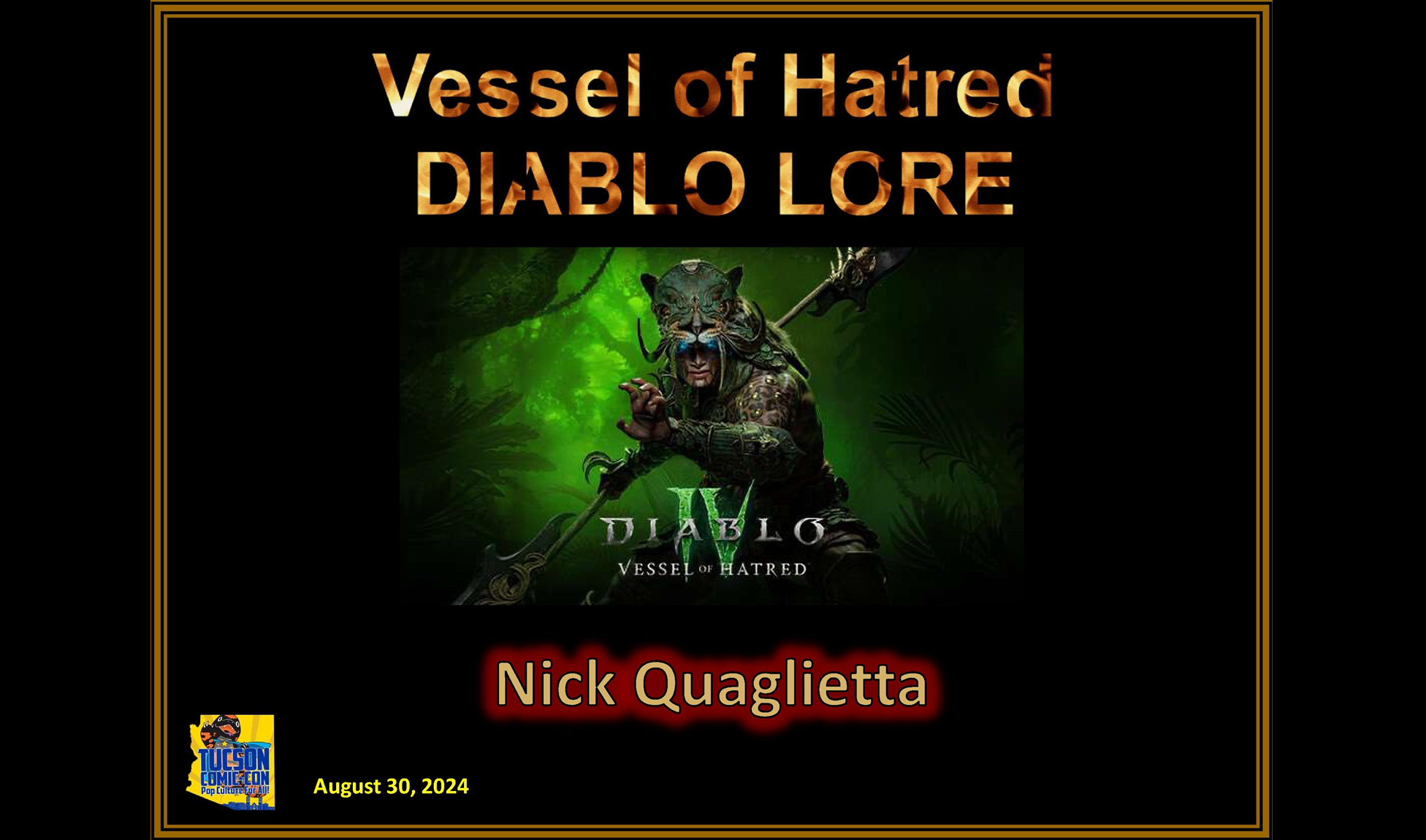 Diablo 4 at Tucson Comic-Con 2024
